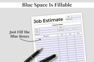 Estimate Template | Printable Estimate Graphic by SnapyBiz · Creative ...