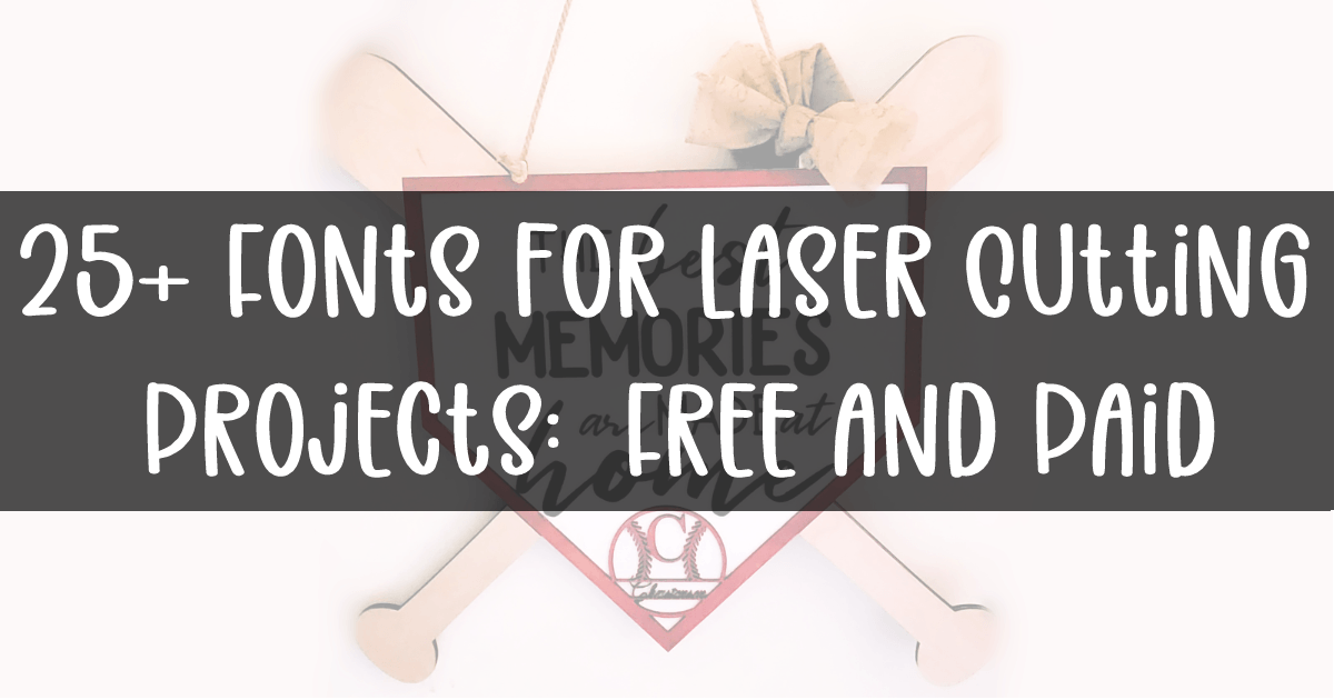 25+ Fonts voor Lasersnijprojecten: Gratis en betaald - Creative Fabrica