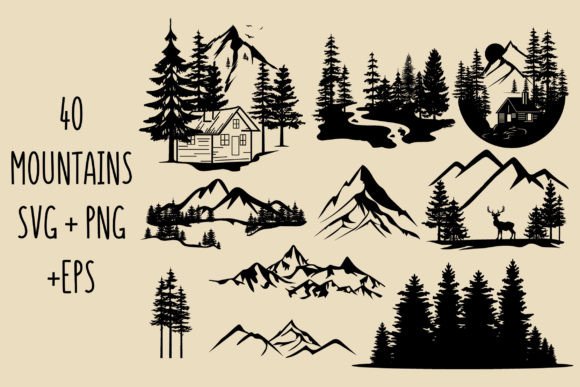 9460 Forest Svg Designs & Graphics