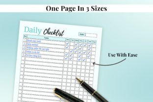 Printable Daily Checklist Graphic by SnapyBiz · Creative Fabrica