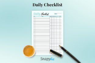 Printable Daily Checklist Graphic by SnapyBiz · Creative Fabrica