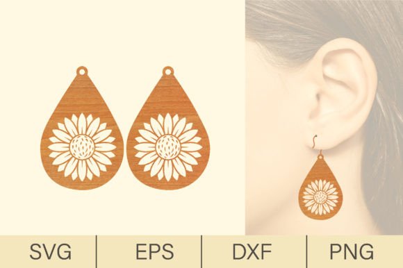 Cactus Earrings Laser Cut SVG Bundle Graphic by digitalbrightcreations ...
