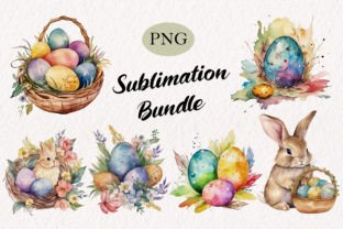 Watercolor Easter Set Graphic by fledermausstudio · Creative Fabrica