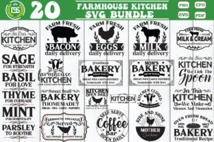 Farmhouse Kitchen SVG Bundle, Farmhouse Graphic by Design Dynamo ...
