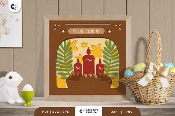 Easter Bunny Egg Box SVG · Creative Fabrica