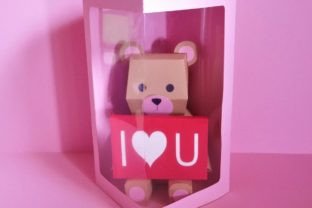 Teddy Bear Gift Box · Creative Fabrica