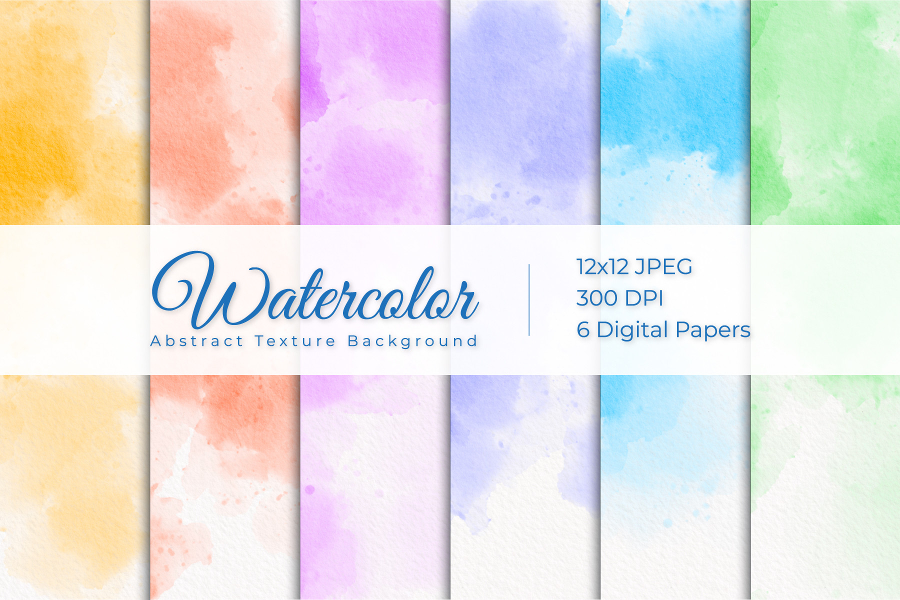 Watercolor Digital Paper Backgrounds Graphic by KhanStudio98 · Creative ...