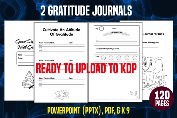 2 Gratitude Journals Graphic by YuliDor · Creative Fabrica
