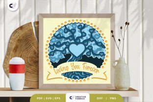 Memorial 3D Layered Paper Cut SVG · Creative Fabrica