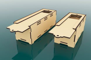 6 Sizes with Slide Box Bundle Laser Cut · Creative Fabrica