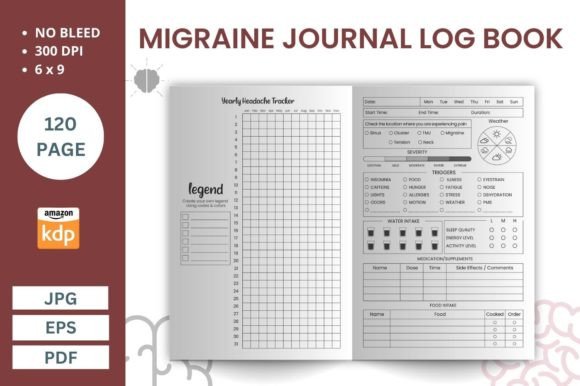 Migraine Journal Graphic by armanmojumdar49 · Creative Fabrica