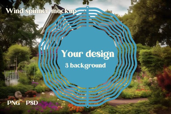 Wind Spinner Mockup | PSD File Graphic by Svetlanakrasdesign · Creative ...
