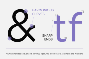 Munika Font by Gravitype · Creative Fabrica