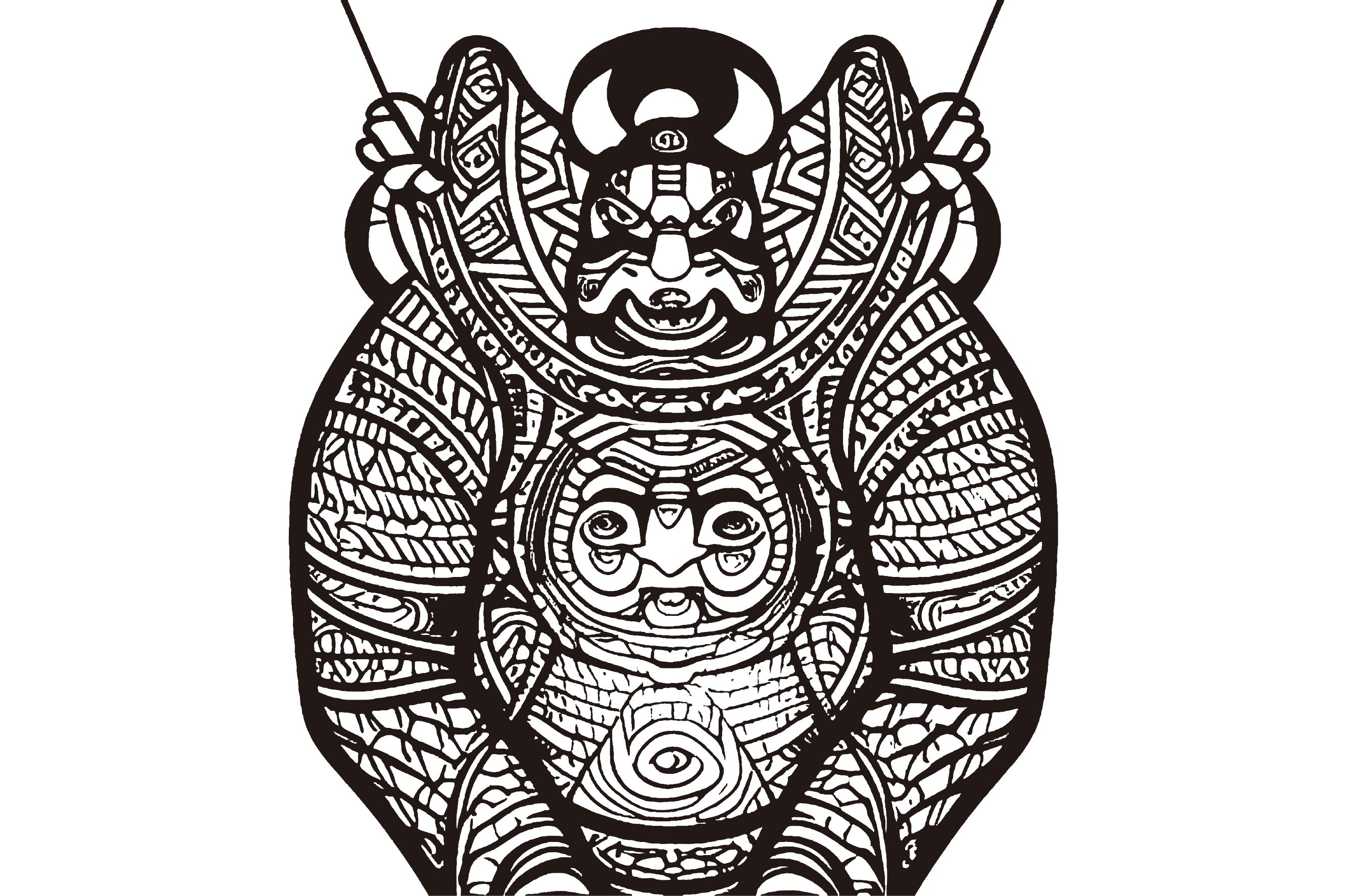 Japanese Sumo Line Art Tattoo Vector Graphic by Arief Sapta Adjie II ...