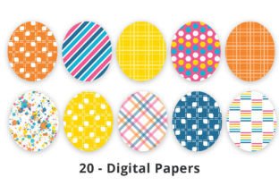 Summer Pattern Printable Design Paper Graphic by Lemon Paper Lab ...