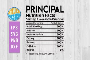 Principal Nutrition Facts Svg Graphic by Atelier Design · Creative Fabrica