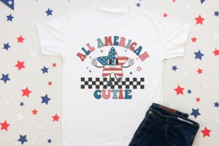 4th of July SVG Girl, All America Cutie Graphic by Premium Digital ...