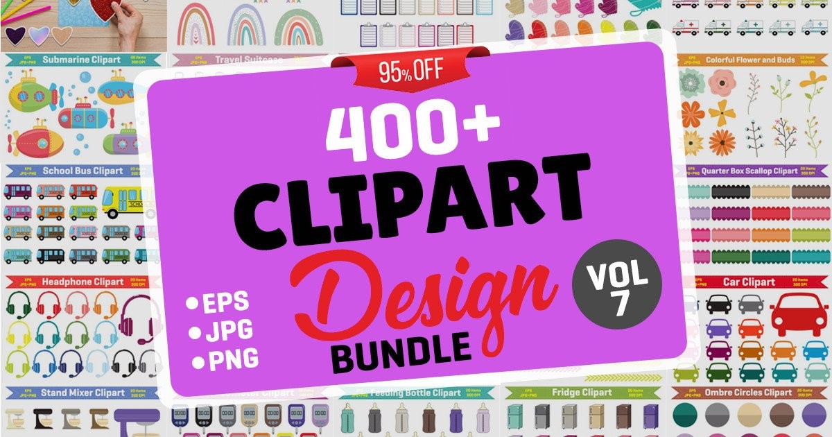 Illustration Clipart Bundle Vol.7 Bundle · Creative Fabrica