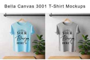 Mega Bella Canvas T-shirt 3001 Mockup Graphic by One-touch · Creative ...