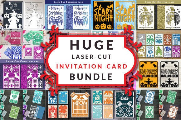 Cards Laser Cut Files - Creative Fabrica