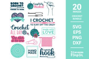 Crochet SVG Bundle Graphic by Corazon Pompom · Creative Fabrica