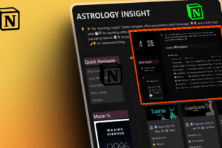 ASTROLOGY INSIGHT - NOTION TEMPLATE Graphic by creativdesignz ...
