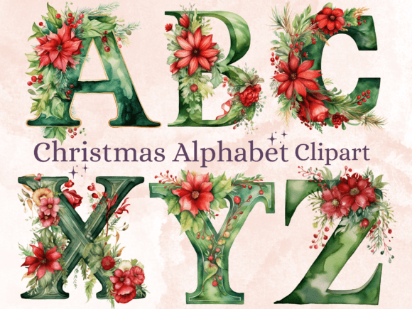 8665 Alphabet Clipart Designs & Graphics