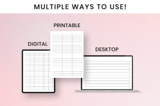 Free Printable Columns and Rows Graphic by SnapyBiz · Creative Fabrica