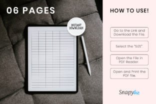 Free Printable Columns and Rows Graphic by SnapyBiz · Creative Fabrica