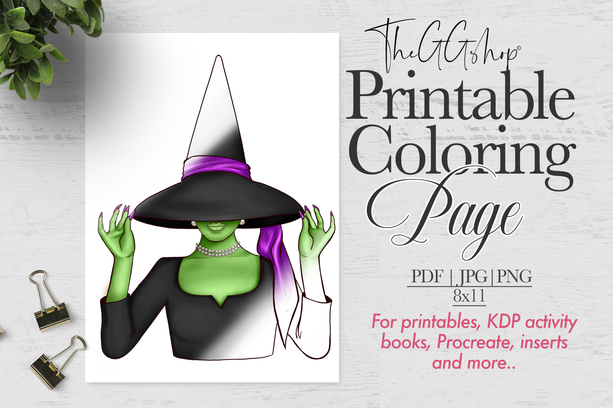 HALLOWEEN COLORING PAGE KDP INTERIOR Graphic by TheGGShop · Creative ...
