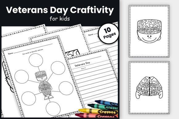 Nov 11th Veterans Day Craft & Printables Graphic by TheStudyKits ...