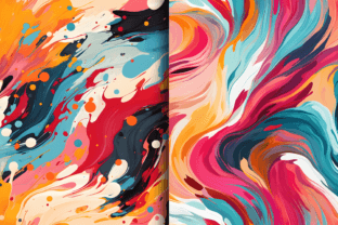 8 Paint Stroke Texture Seamless Patterns Graphic by Nic Means Business ...