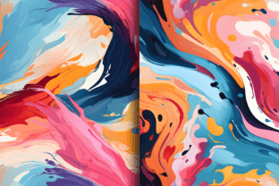 8 Paint Stroke Texture Seamless Patterns Graphic by Nic Means Business ...