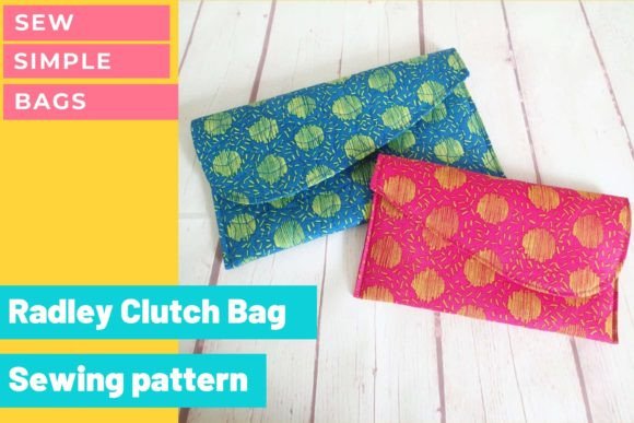 Kent Clutch Bag Sewing Pattern + Video Graphic by SewSimpleBags ...