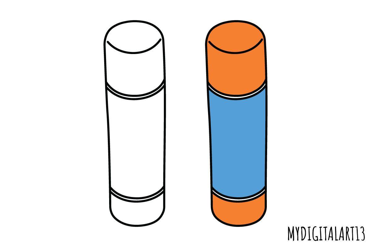 Glue Stick Clipart, Back to School Graphic by MYDIGITALART13 · Creative ...