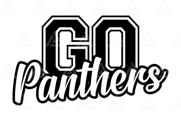 Go Panthers Svg Cut File Graphic by svgvectormonster · Creative Fabrica