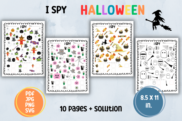 I Spy - Fairy, Unicorn / Find and Count Graphic by KDP Craft Studio ...