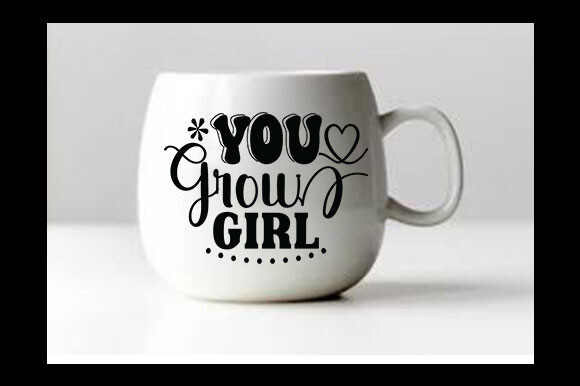 Plant SVG Design, You Grow Girl Graphic by Digital Art Gallery ...