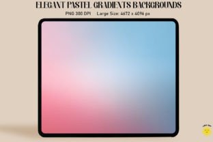 Blue Pink Pastel Gradient Backgrounds Graphic by Lazy Sun · Creative ...