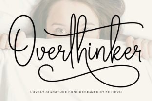Overthinker Font by Keithzo (7NTypes) · Creative Fabrica