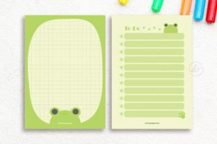 Cute Frog Planner Set Digital Download Graphic by Little Craftlab ...