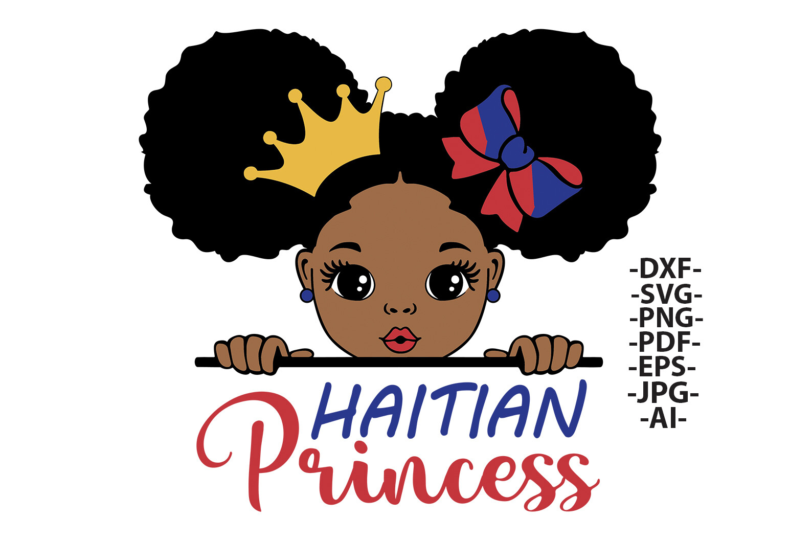 Haiti Shirt Svg, Haitian Princess Svg Graphic by 1uniqueminute ...