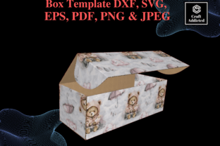 DIY Self Locking Tray Template SVG · Creative Fabrica