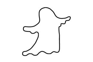 Ghost Outline SVG Halloween Banner Graphic by Filucry · Creative Fabrica
