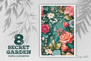 Secret Garden Digital Paper Background Graphic by sagorarts · Creative ...