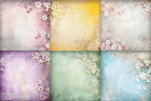 Sakura Digital Backgrounds Graphic by Luv Bijou · Creative Fabrica