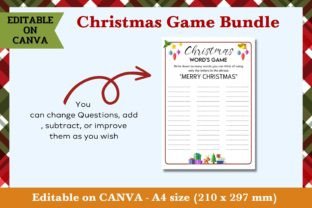 Christmas Game Bundle #3 - Editable Graphic by Adalin Digital ...