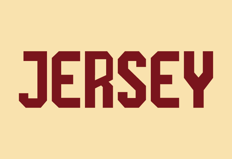 Jersey Font by GraphicsNinja · Creative Fabrica