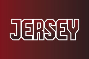 Jersey Font by GraphicsNinja · Creative Fabrica