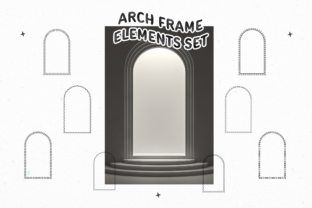Arch Frame Elements Set Graphic by peterdraw · Creative Fabrica
